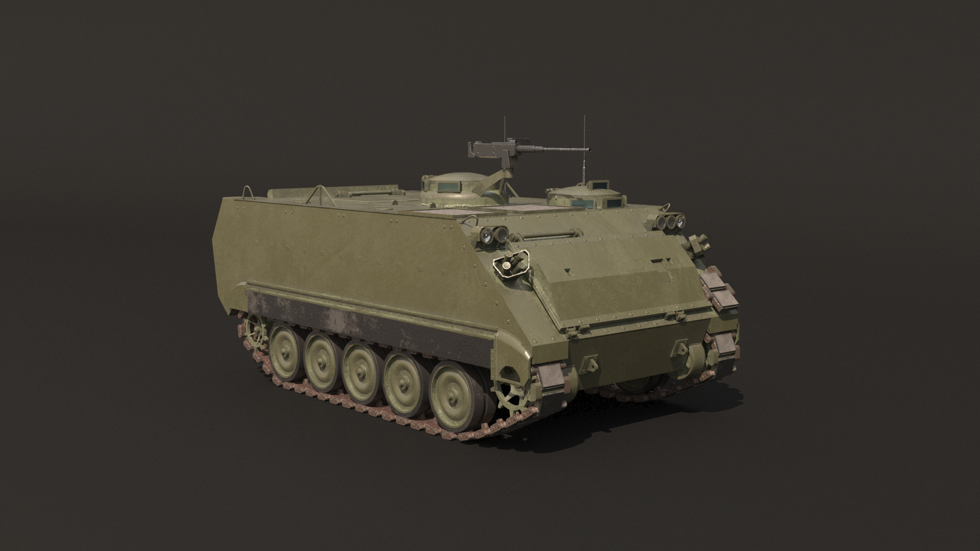 M113A3 Armored Personnel Carrier 3D Model - TurboSquid 2012891