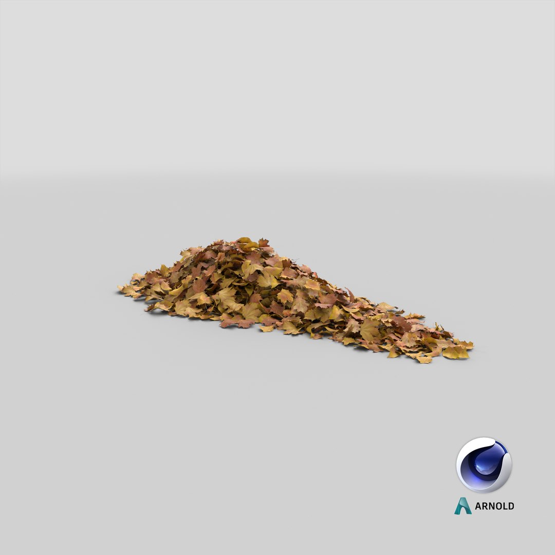 Leaf Pile Small Medium and Large 3D model - TurboSquid 2031997