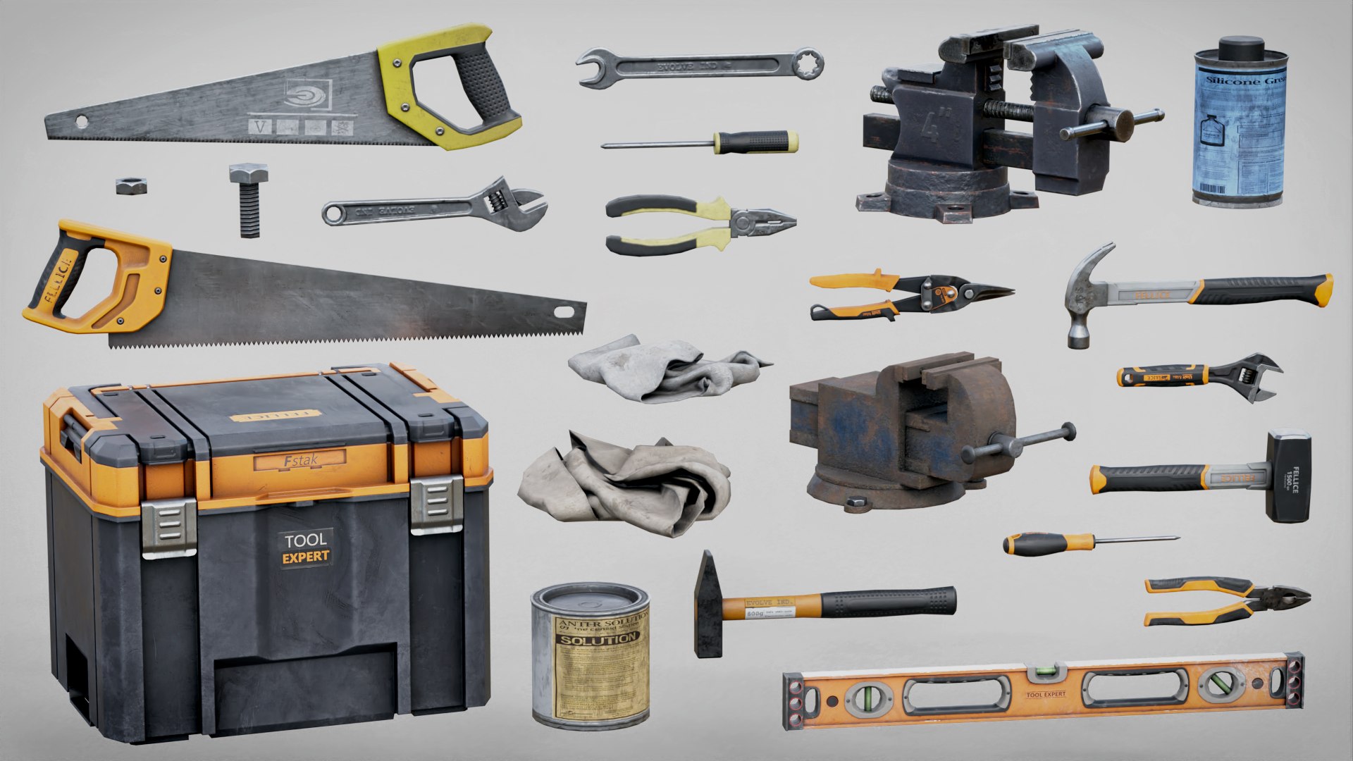 3D Industrial Workshop Asset Pack Model - TurboSquid 2356657