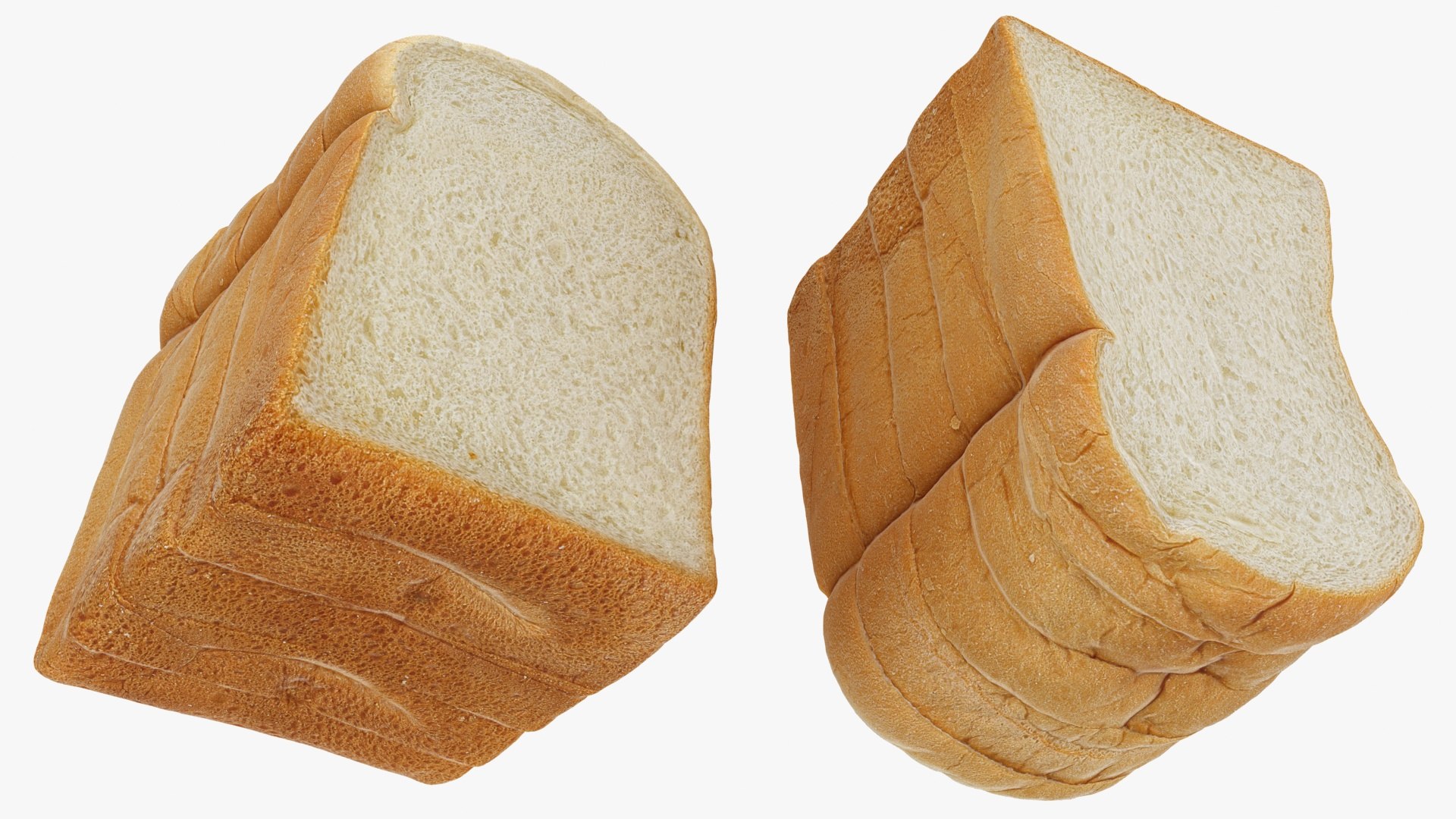 Sliced Bread Pack 3D model - TurboSquid 1724560