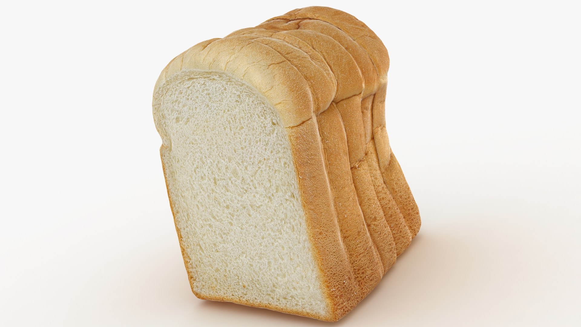 Sliced Bread Pack 3D model - TurboSquid 1724560