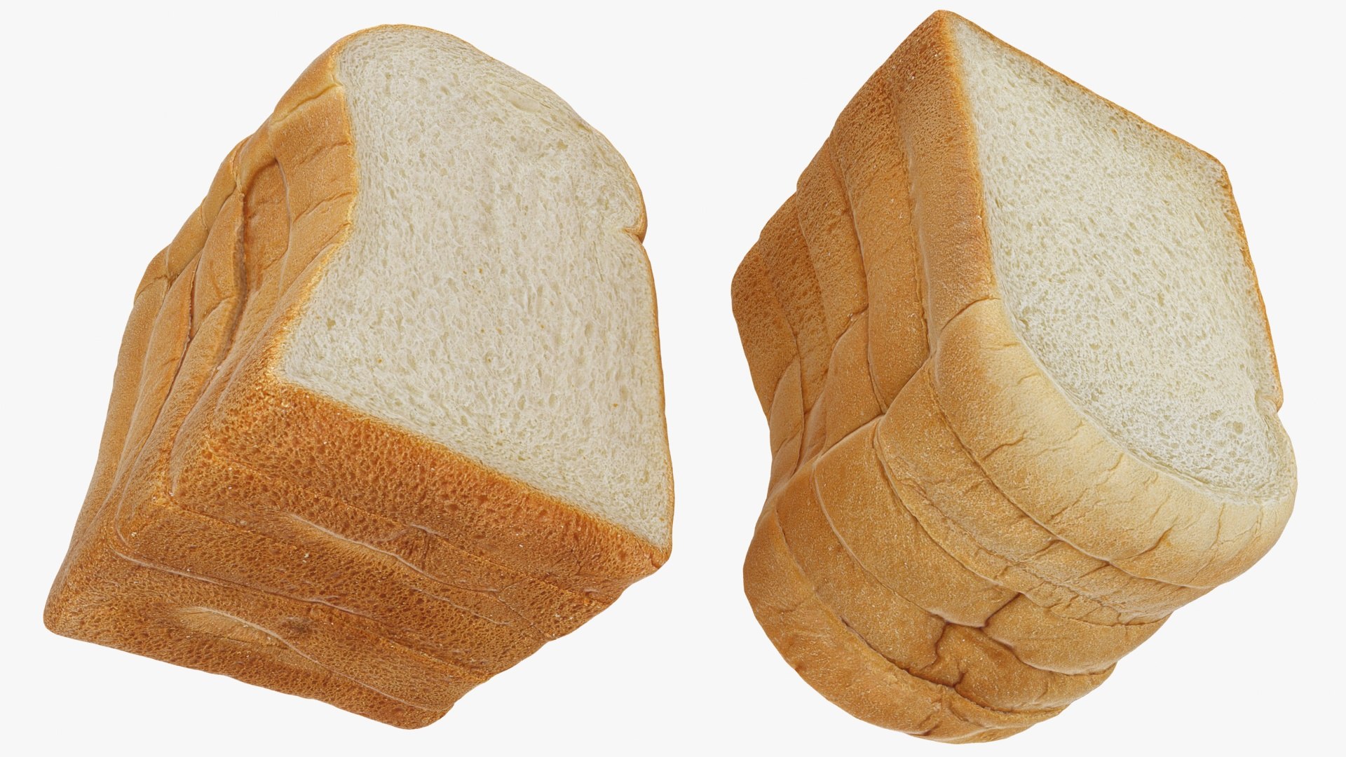 Sliced Bread Pack 3D model - TurboSquid 1724560