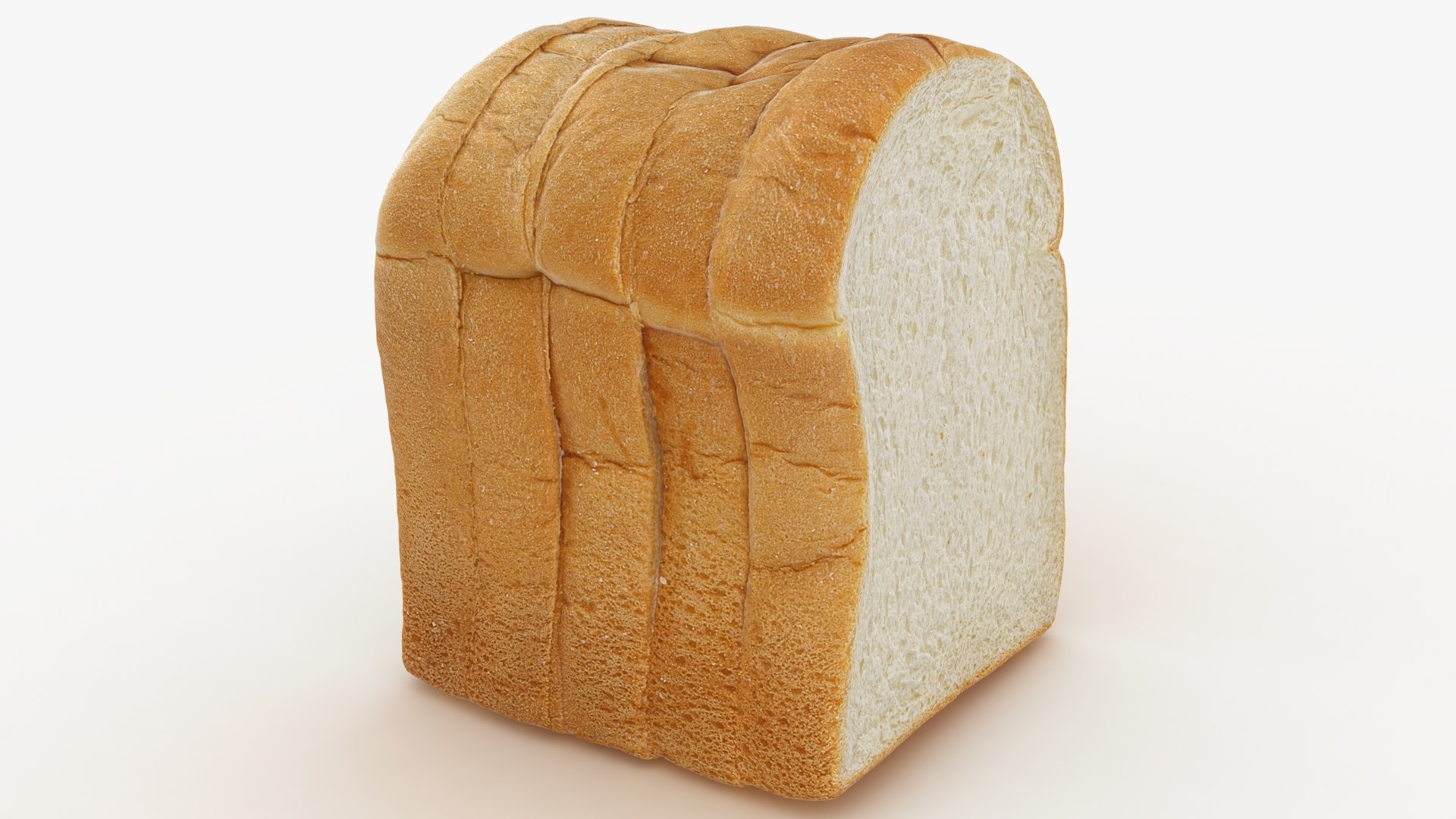 Sliced Bread Pack 3D model - TurboSquid 1724560