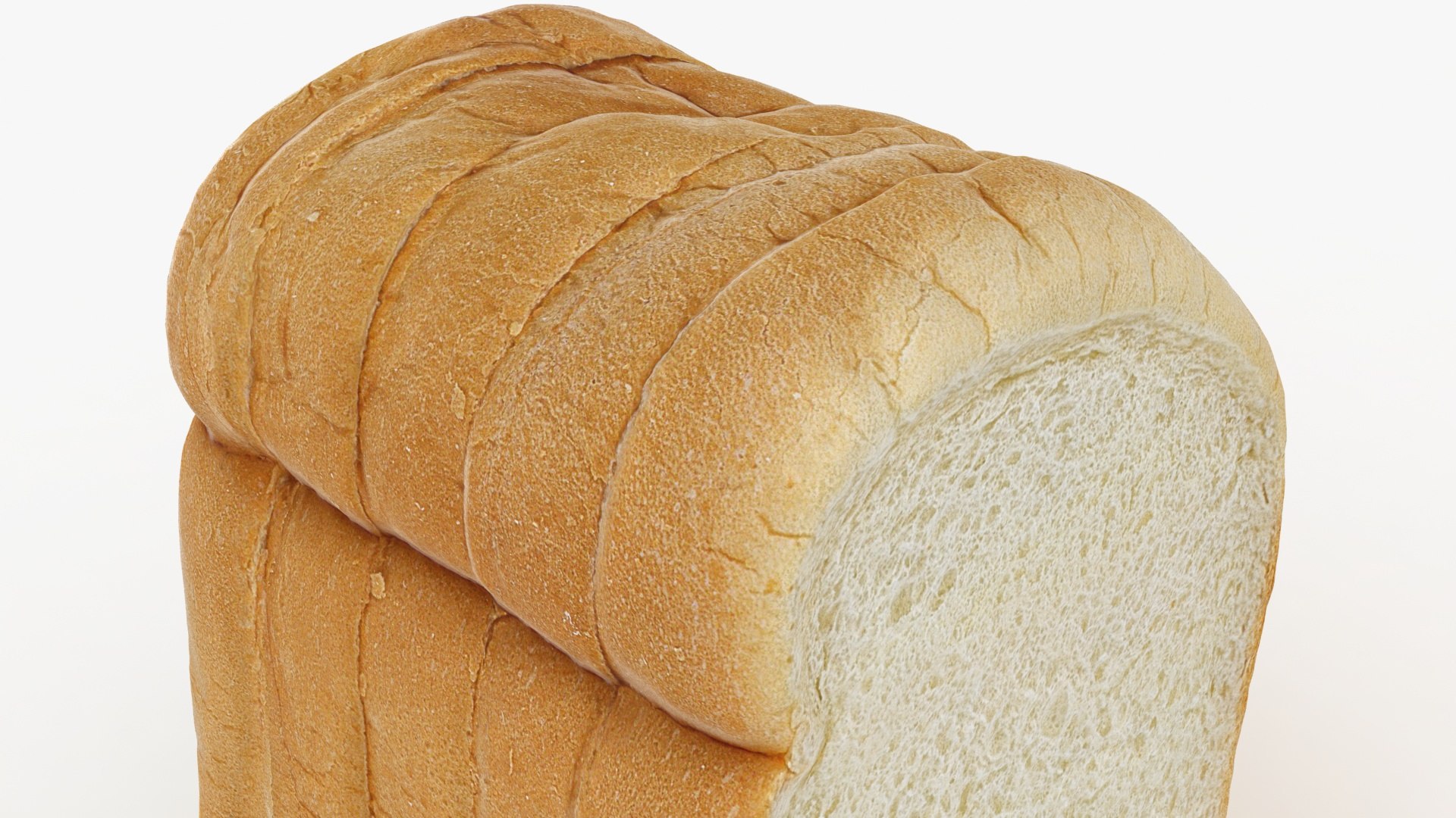 Sliced Bread Pack 3D model - TurboSquid 1724560