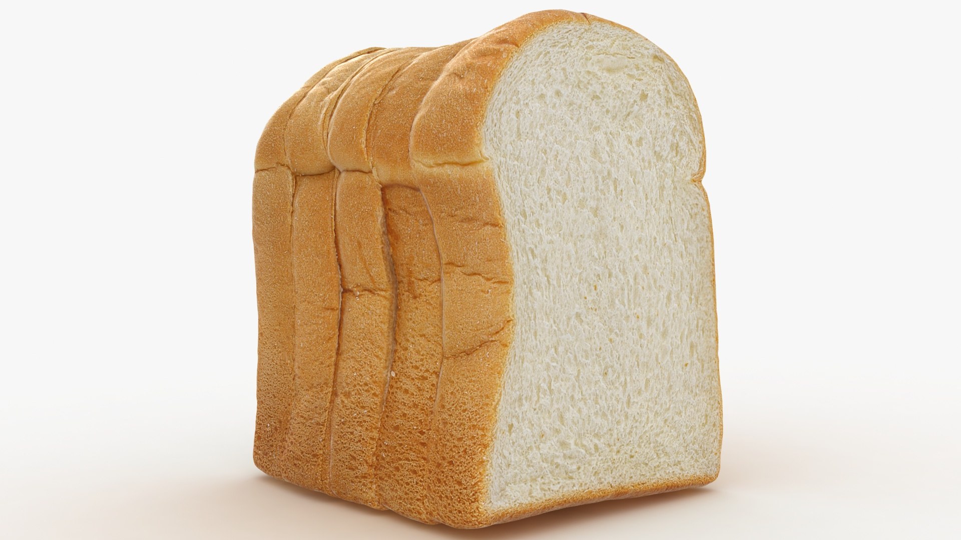 Sliced Bread Pack 3D model - TurboSquid 1724560