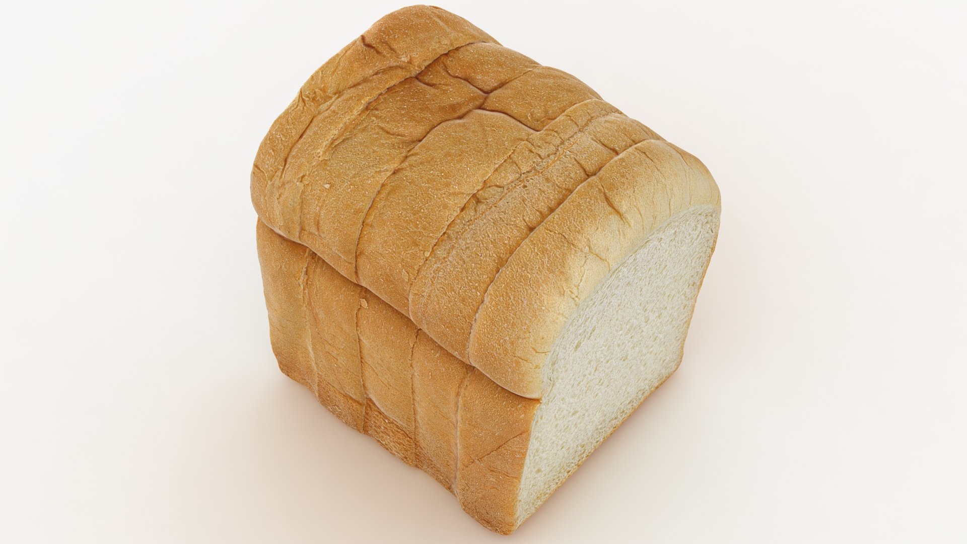 Sliced Bread Pack 3D model - TurboSquid 1724560