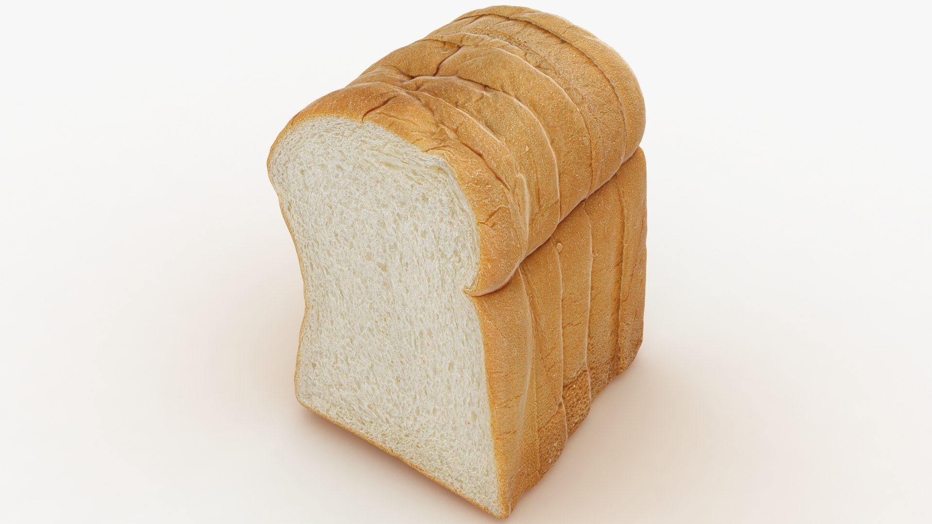 Sliced Bread Pack 3D model - TurboSquid 1724560