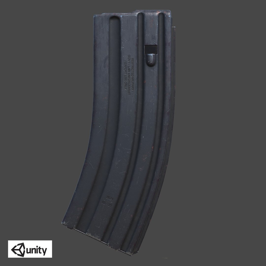 AR-15 Alloy Magazine 30-Round 3D - TurboSquid 2186874