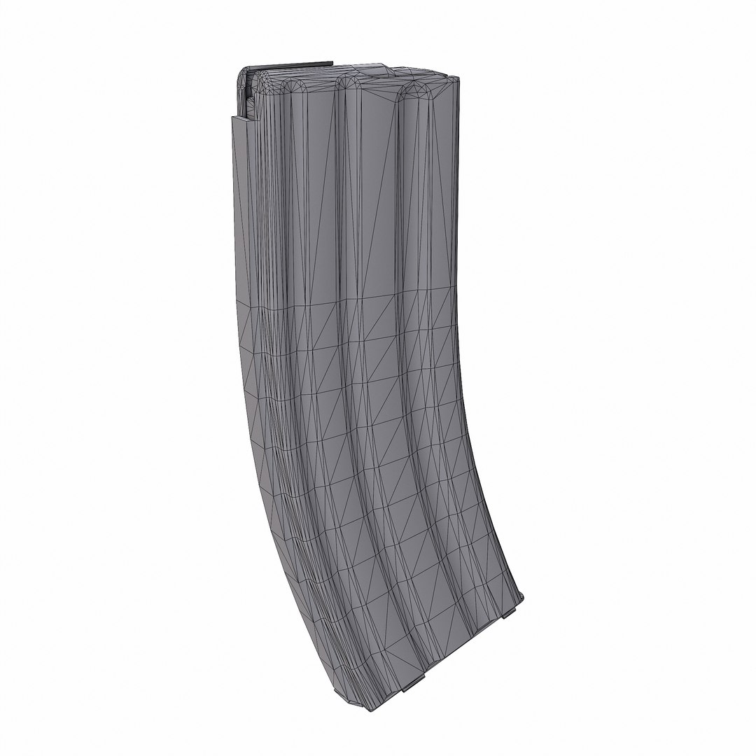 AR-15 Alloy Magazine 30-Round 3D - TurboSquid 2186874