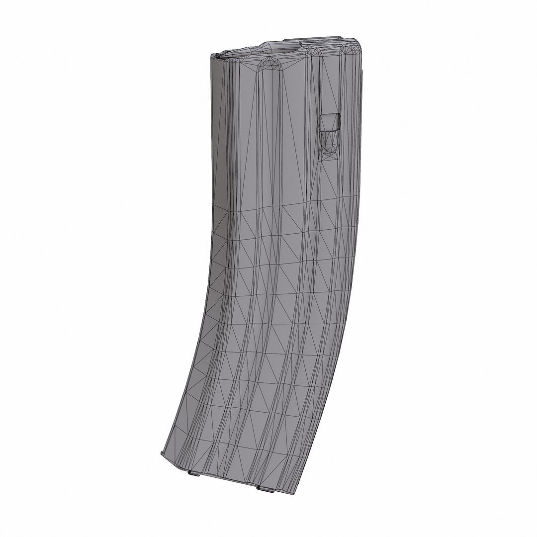 AR-15 Alloy Magazine 30-Round 3D - TurboSquid 2186874