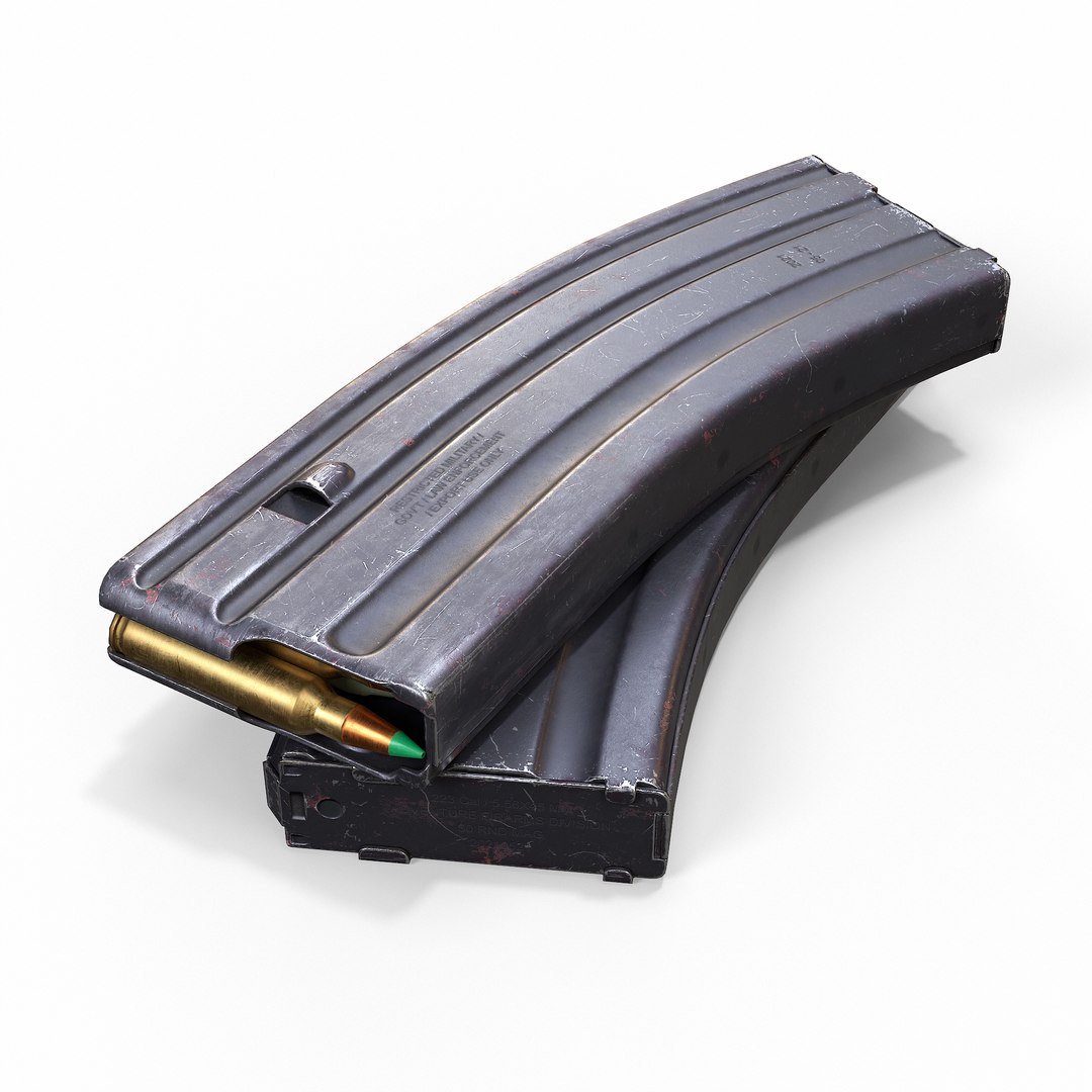 AR-15 Alloy Magazine 30-Round 3D - TurboSquid 2186874