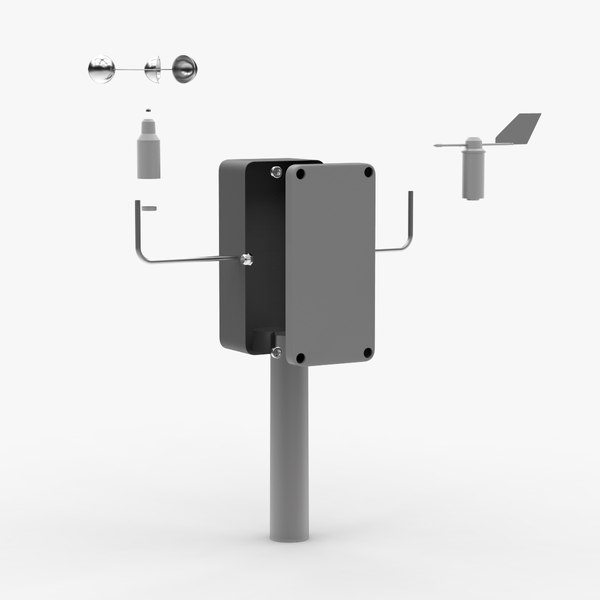 3D model weathercock anemometer - TurboSquid 1239418