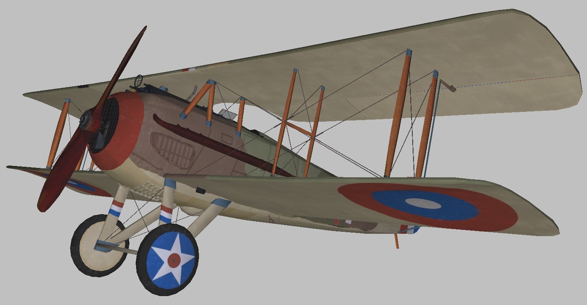 Spad World War 3D Model - TurboSquid 1206843
