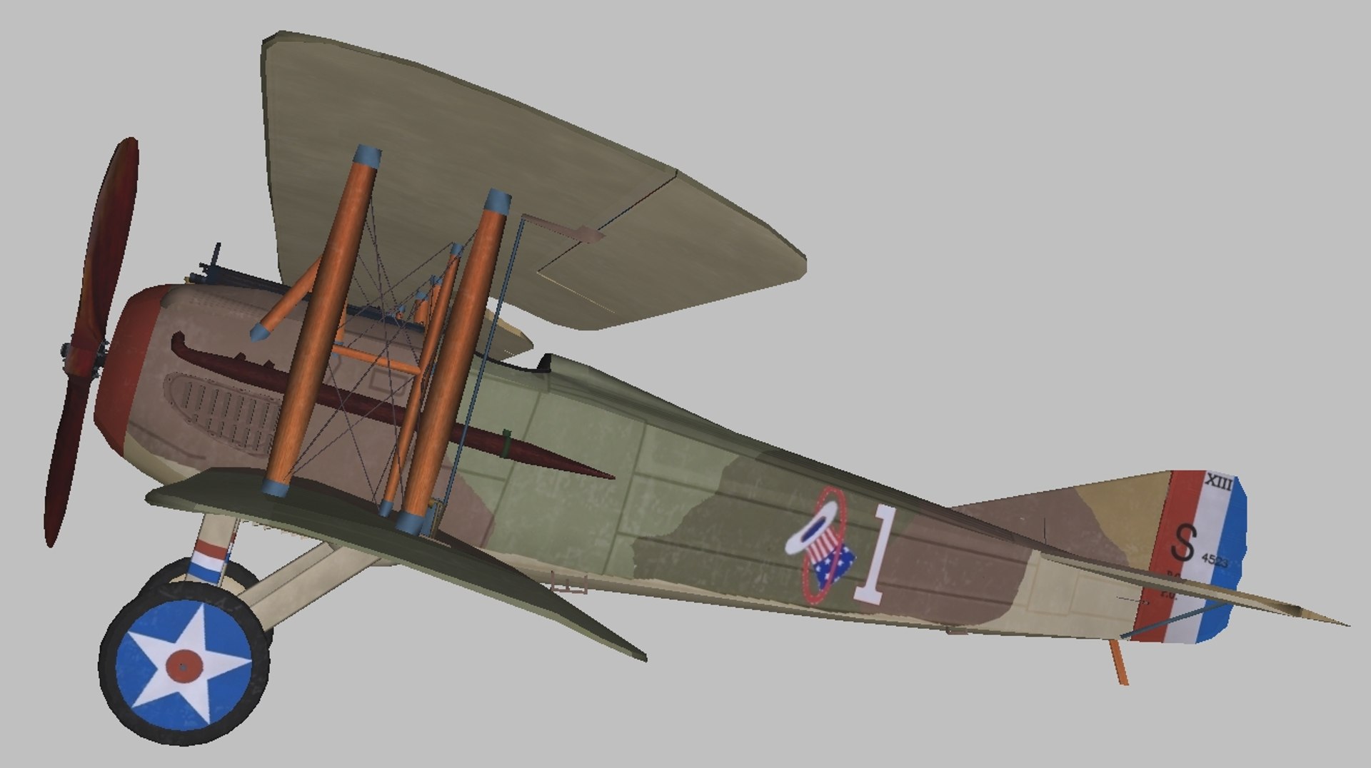 Spad World War 3D Model - TurboSquid 1206843