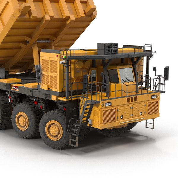mining truck rigged 3d model