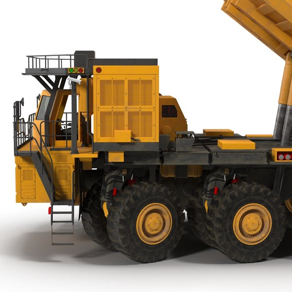 mining truck rigged 3d model