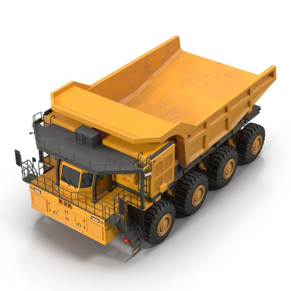mining truck rigged 3d model