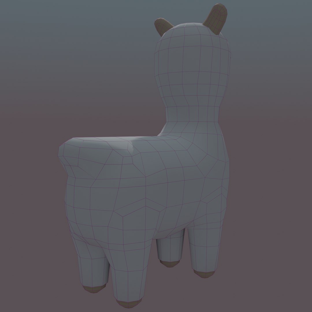 Alpaca Toy 3D Model - TurboSquid 1460952