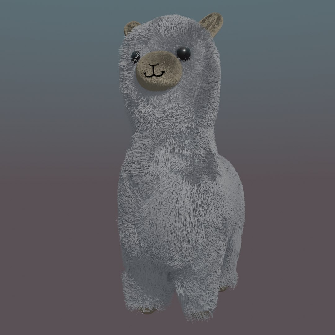 Alpaca Toy 3D Model - TurboSquid 1460952