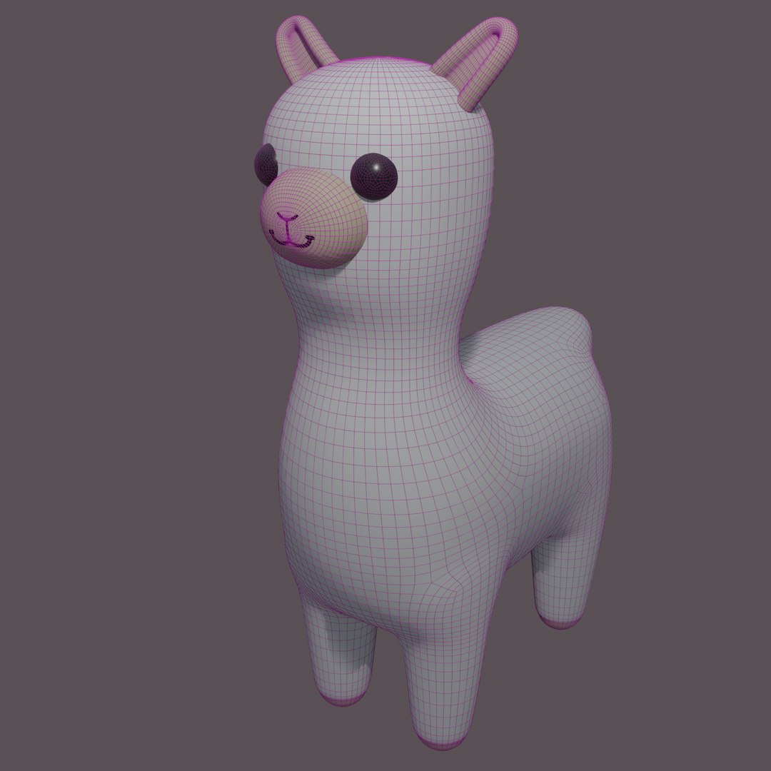 Alpaca Toy 3D Model - TurboSquid 1460952