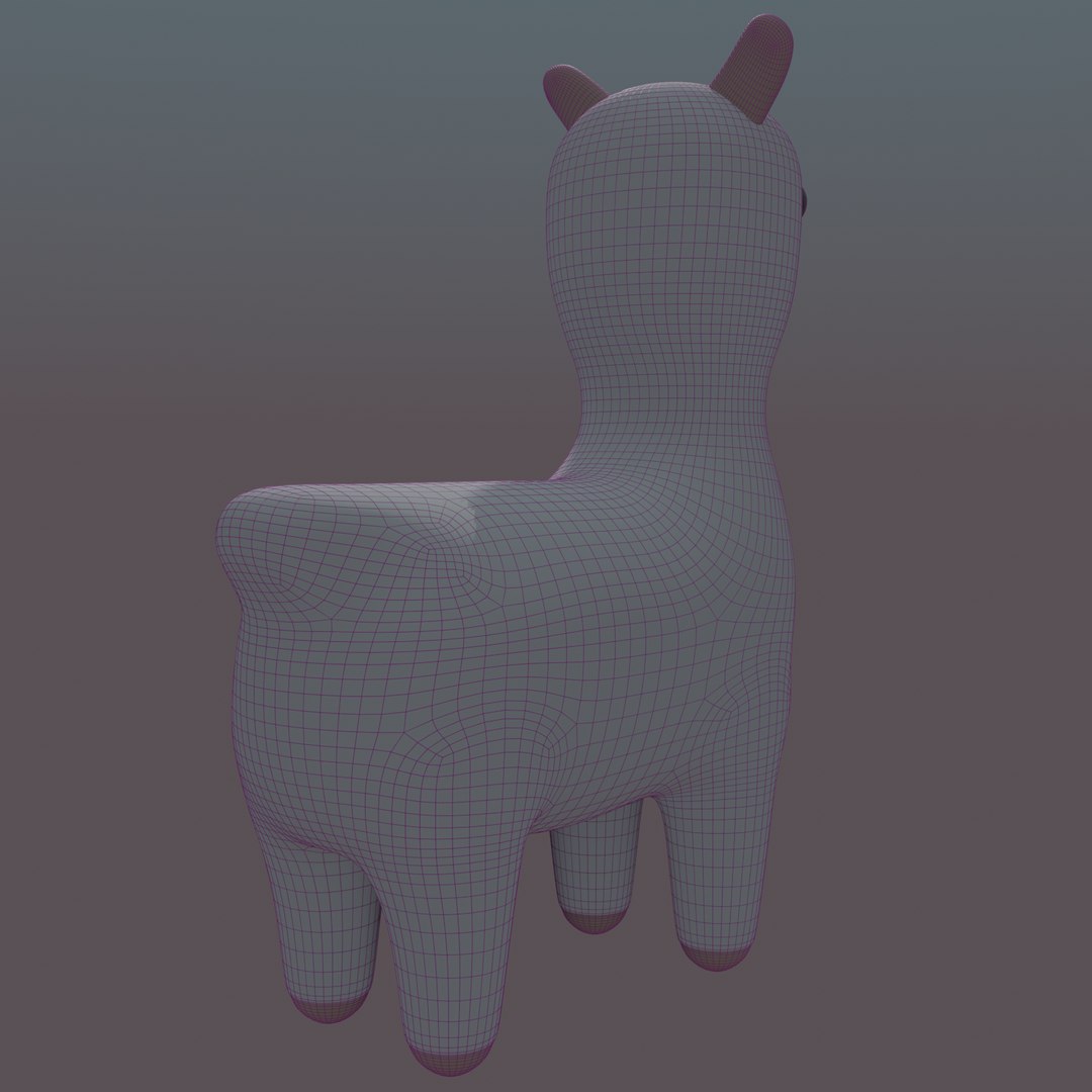 Alpaca Toy 3D Model - TurboSquid 1460952