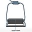 3d Ski Lift Chair Small