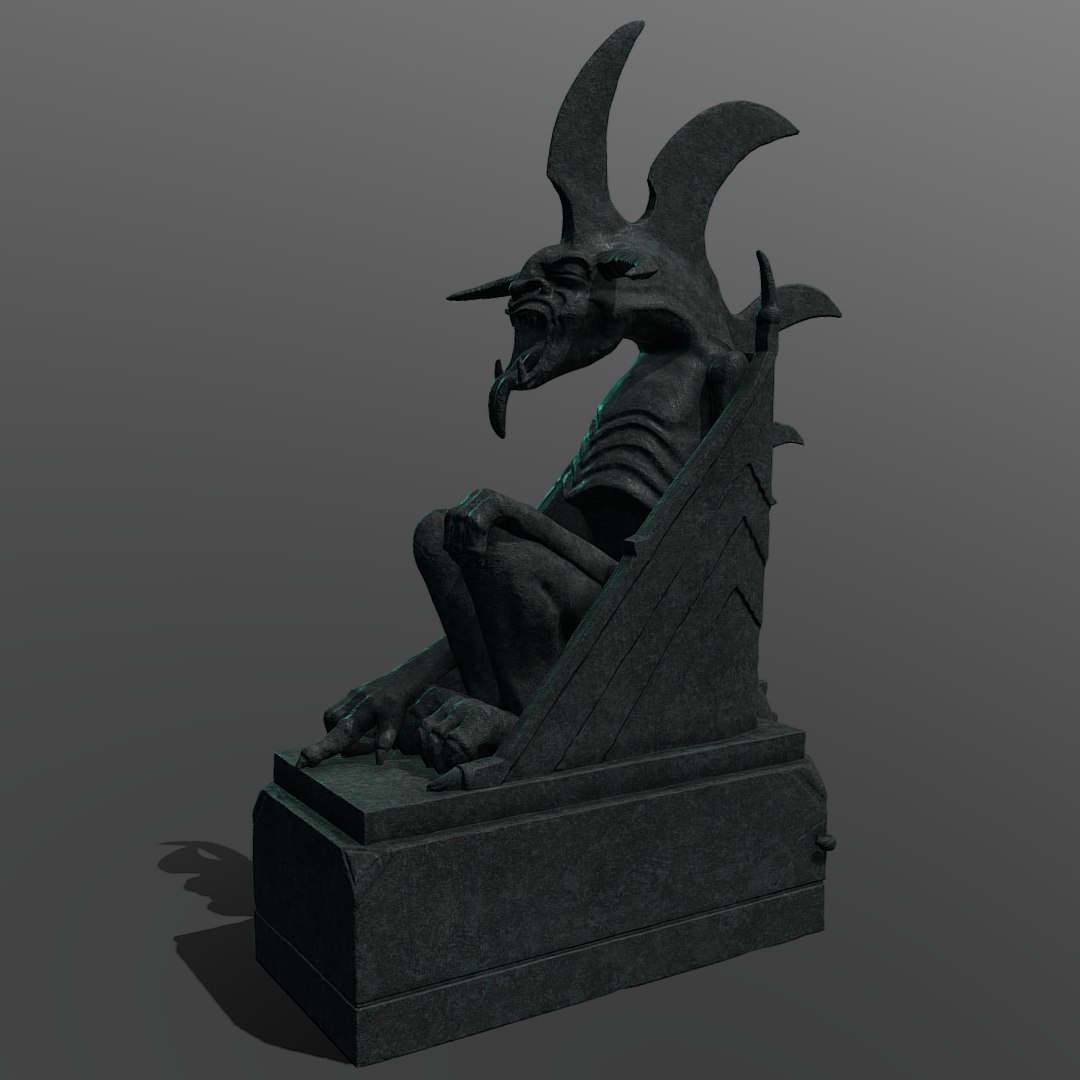 Gargoyle Model - TurboSquid 2107000