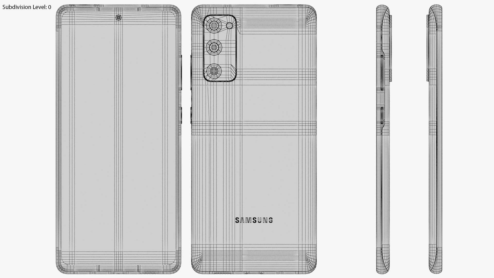 3D realistic samsung galaxy s20 model - TurboSquid 1616799