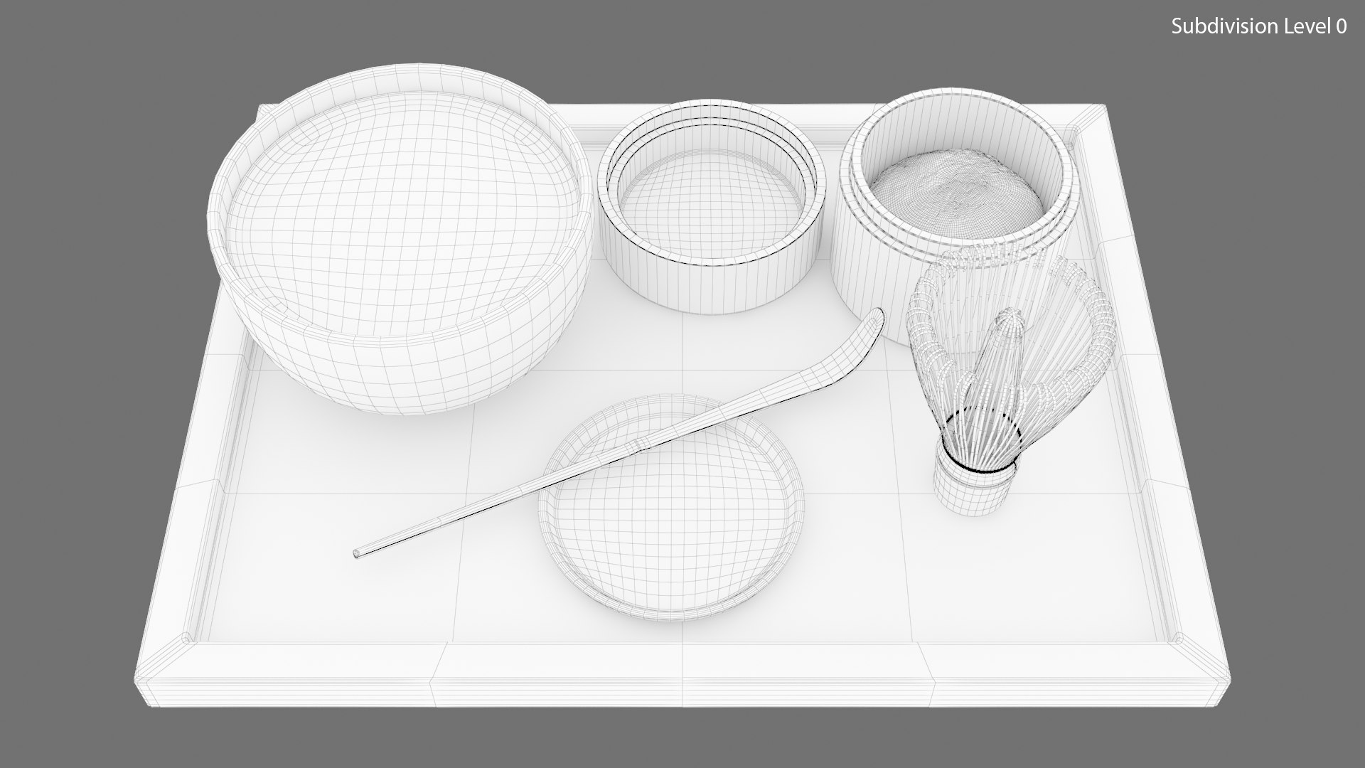3D Matcha Tea Set - TurboSquid 2128329