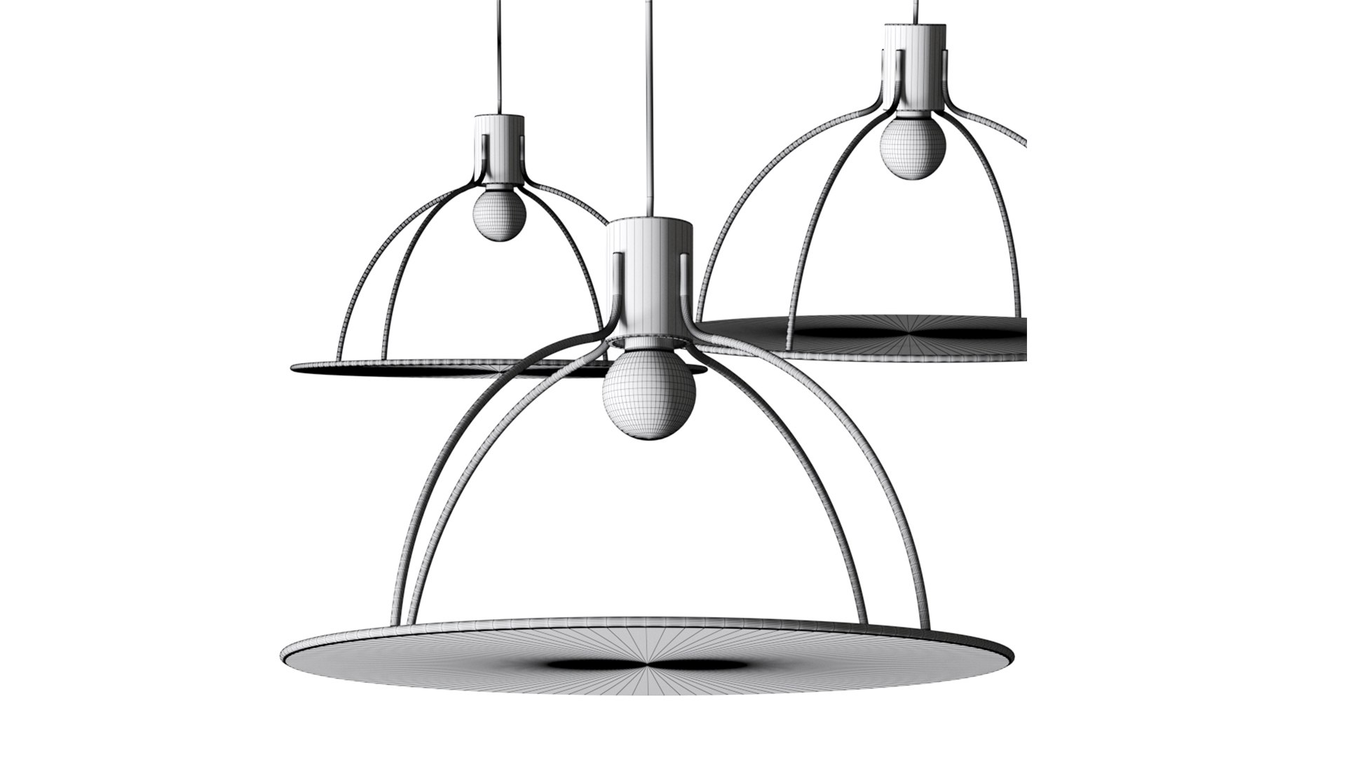 Radar Interior Eclipse Ceiling Handmade Fabric 3D model - TurboSquid ...