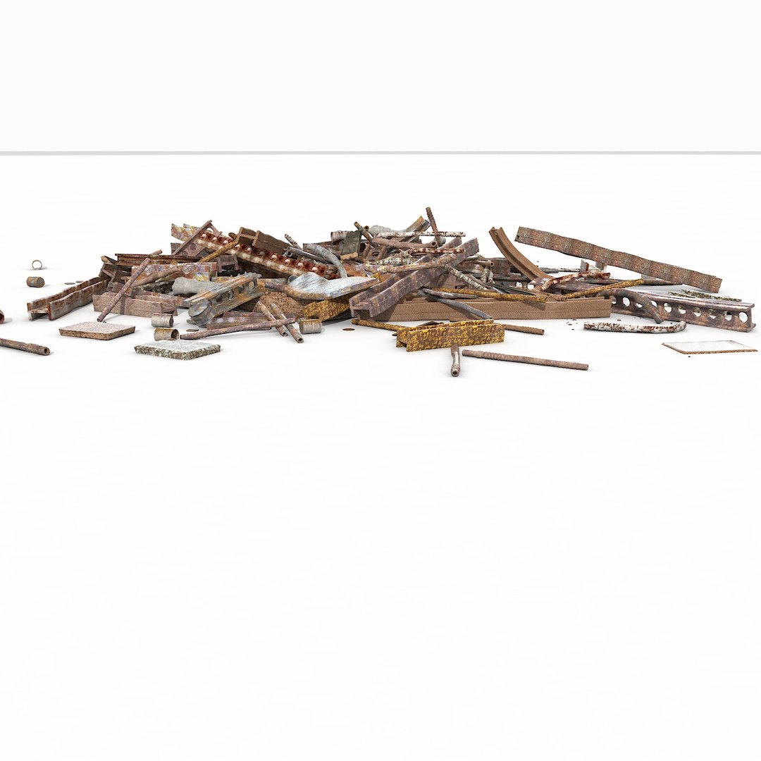 Debris Metal Junk 3d Model