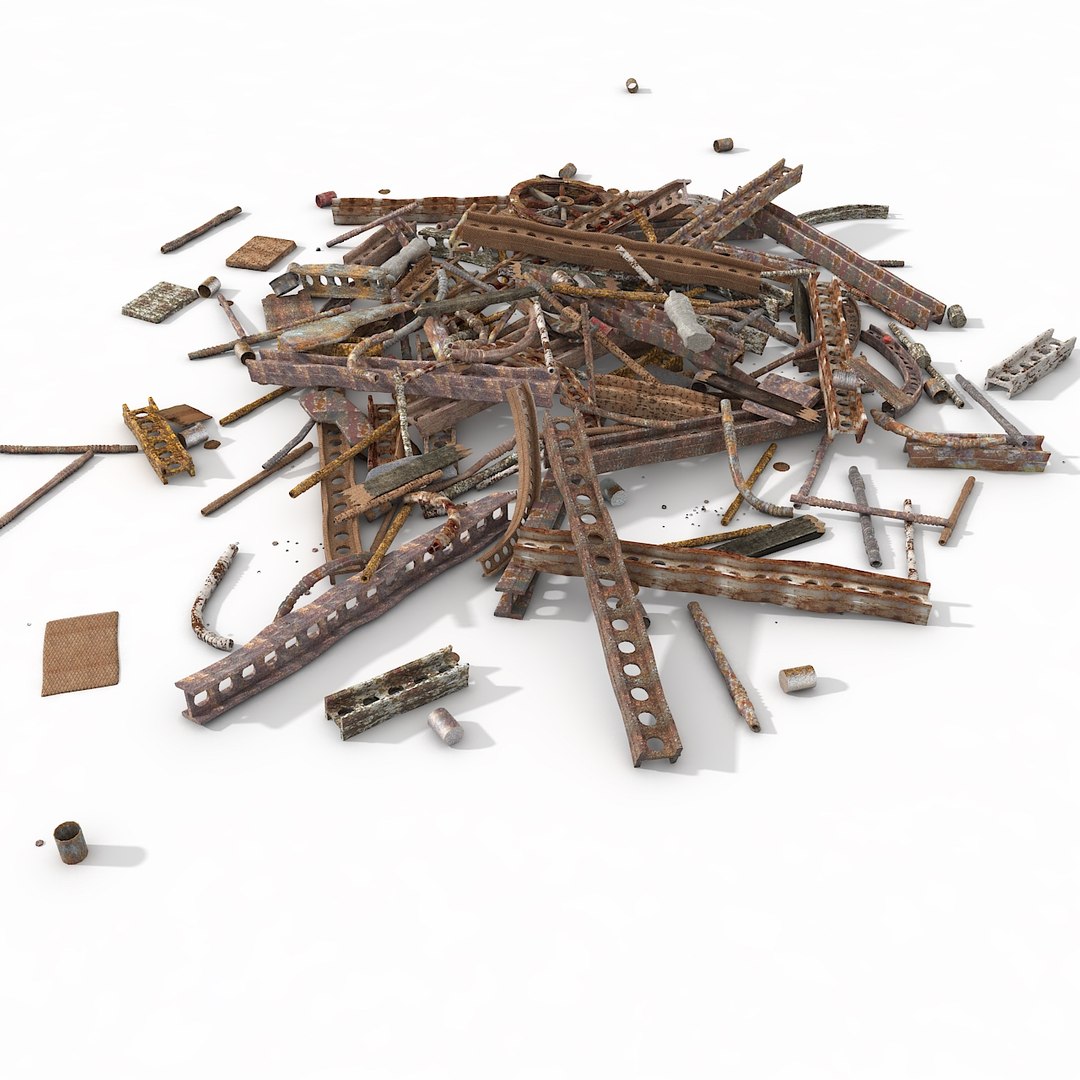 Debris Metal Junk 3d Model