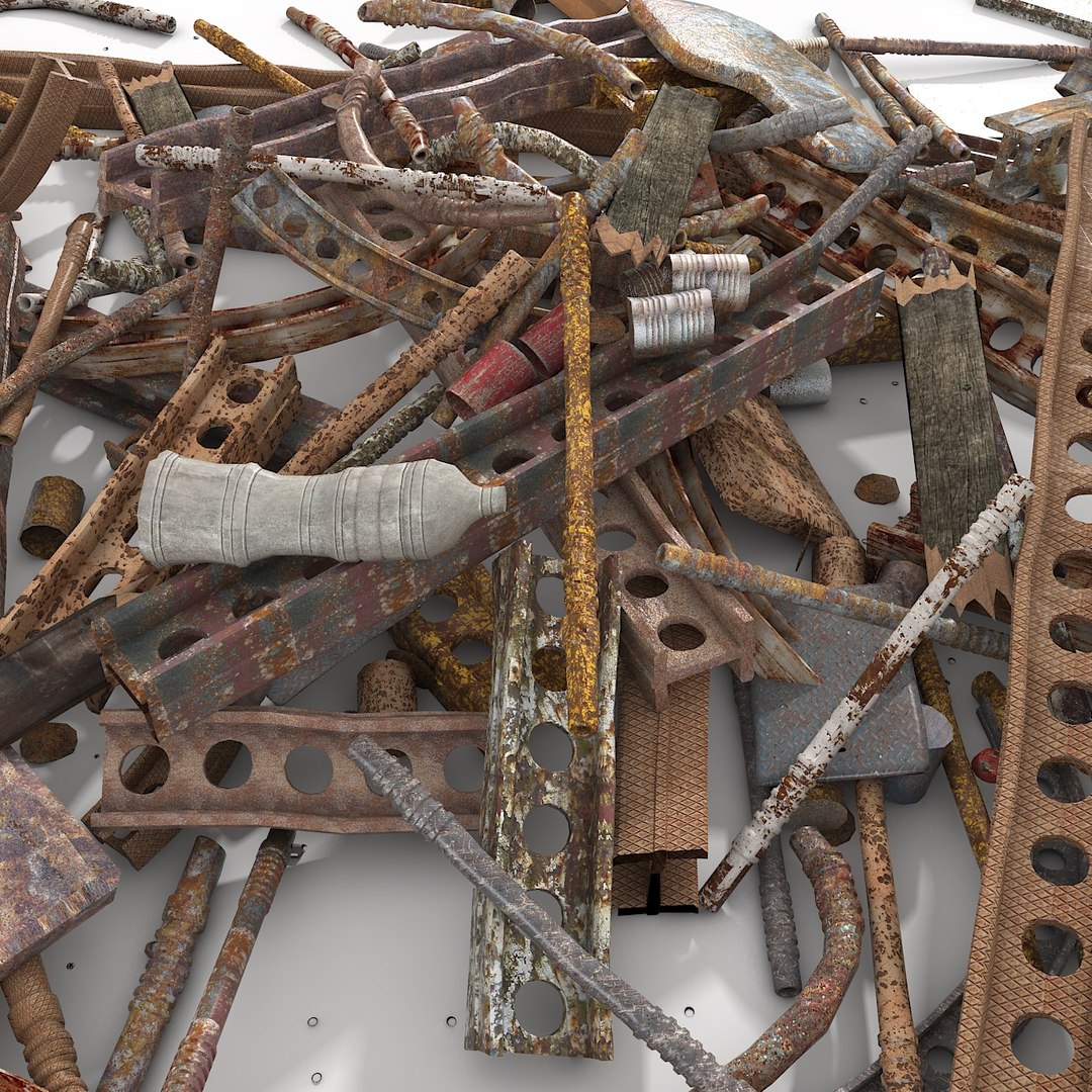 Debris Metal Junk 3d Model