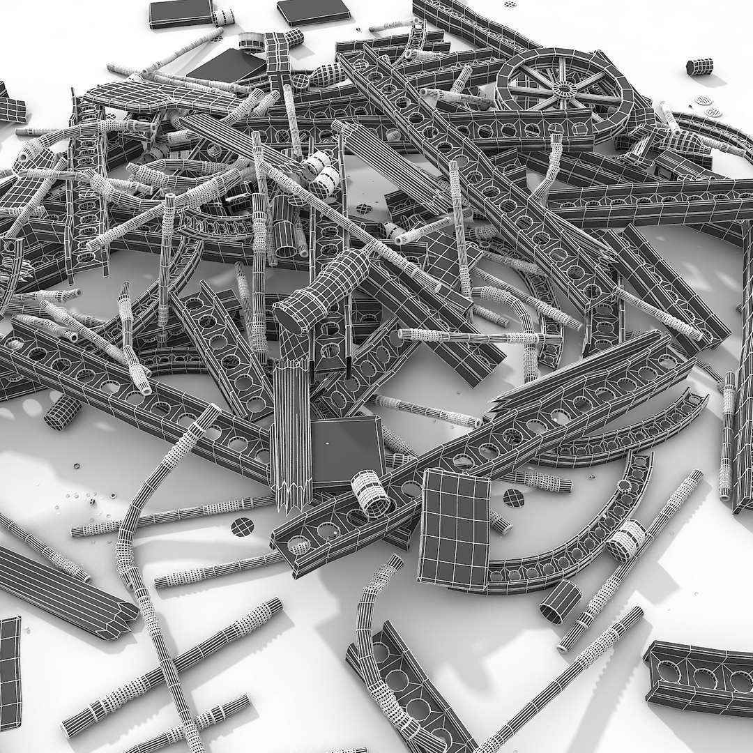 Debris Metal Junk 3d Model