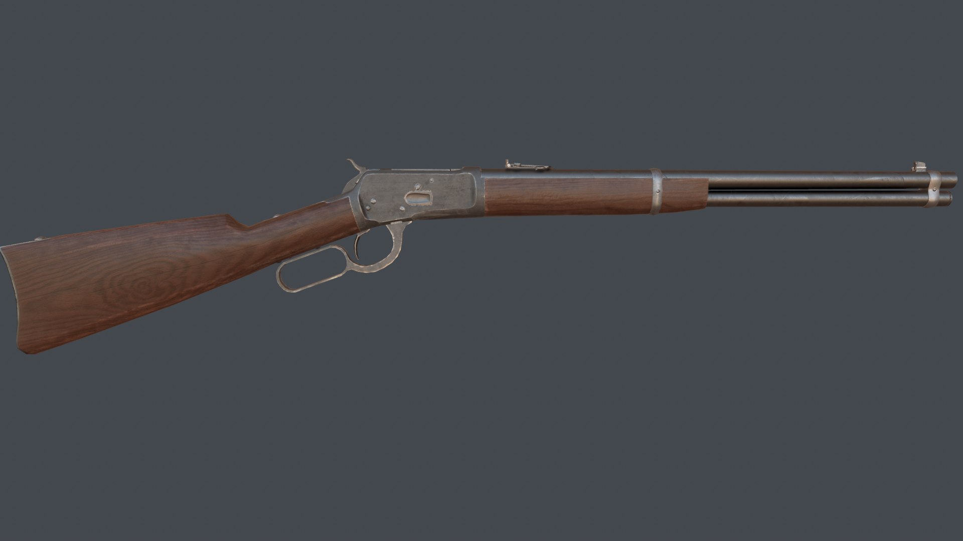 3d Model Of Winchester 1892
