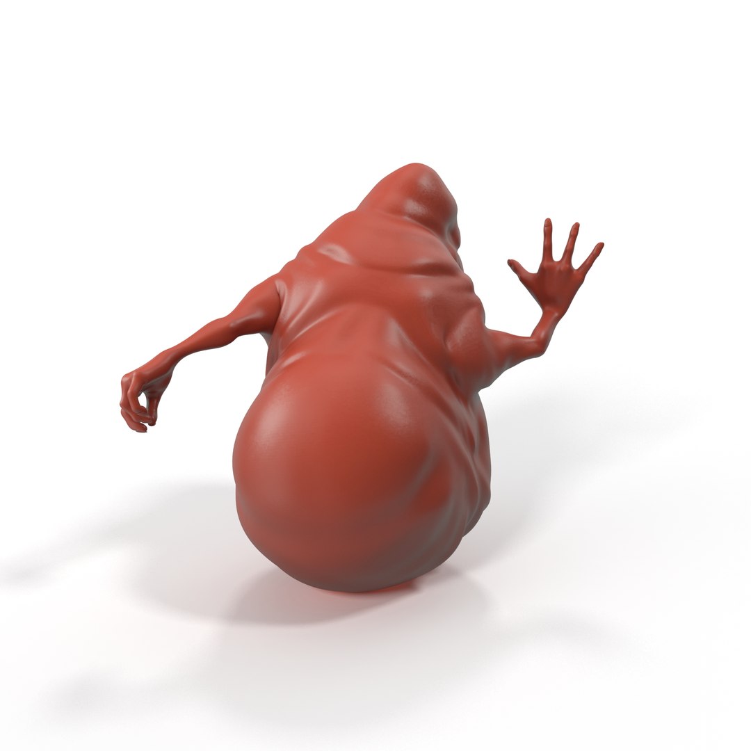 Character Slimer Angry Pose For 3D Print 3D Model - TurboSquid 2353285