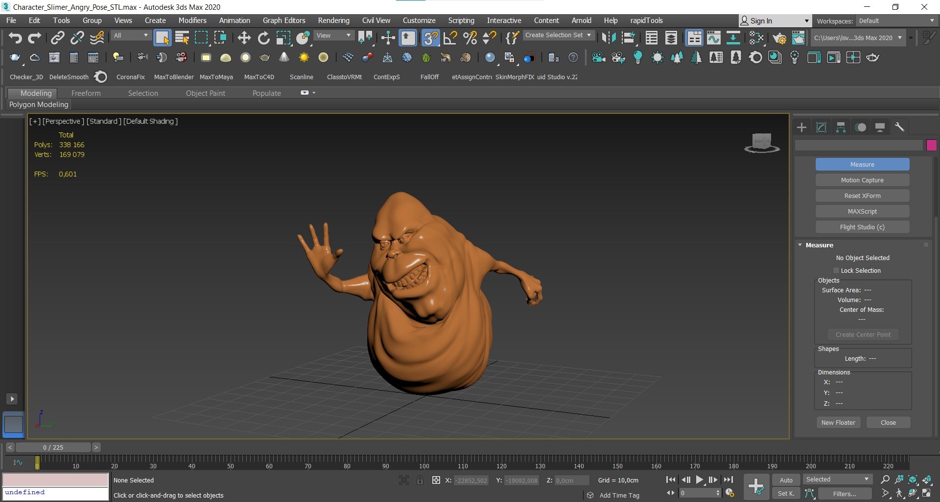 Character Slimer Angry Pose For 3D Print 3D Model - TurboSquid 2353285