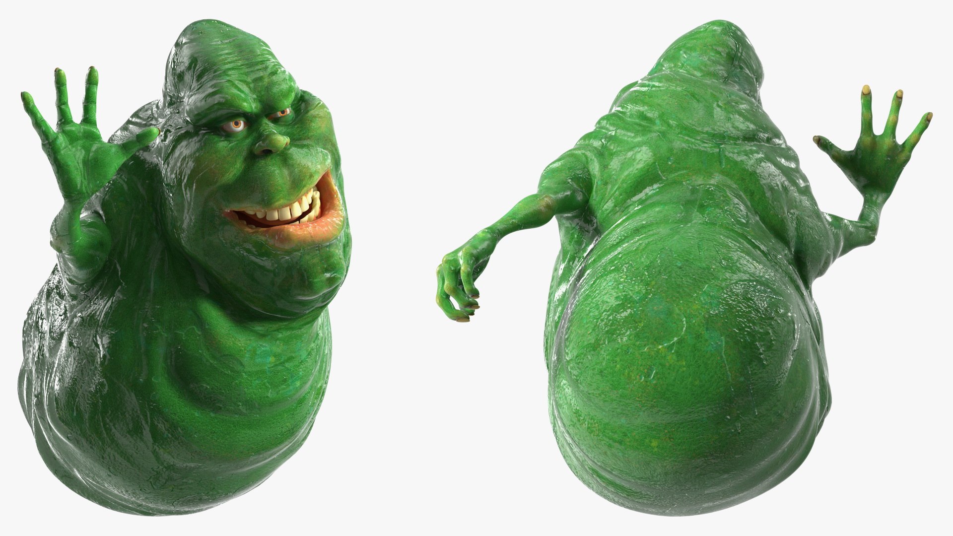 Character Slimer Angry Pose For 3D Print 3D Model - TurboSquid 2353285