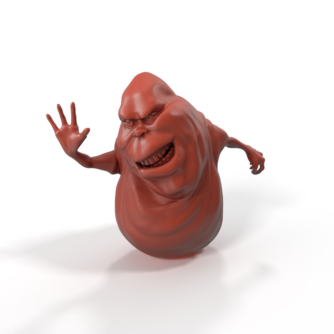 Character Slimer Angry Pose For 3D Print 3D Model - TurboSquid 2353285
