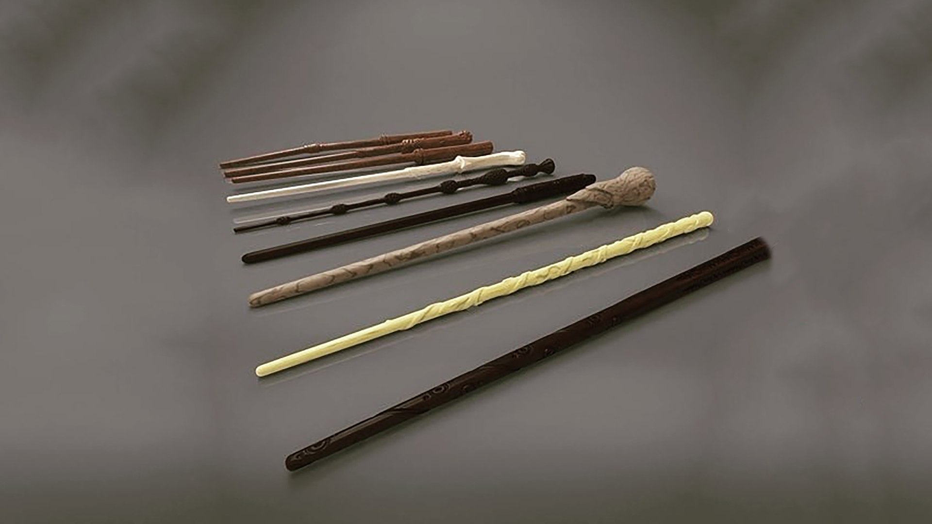 Harry Potter Series Wand Set STL 3D Print Files Model - TurboSquid 2276346