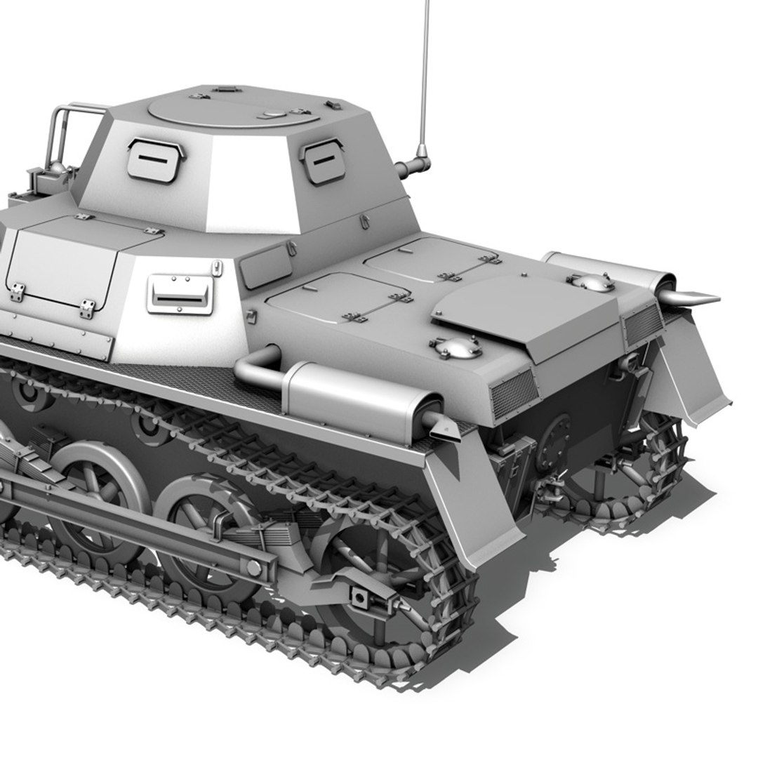 Panzerkampfwagen 1 Panzer - 3d Model