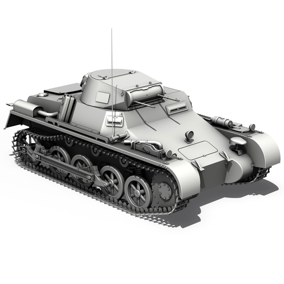 Panzerkampfwagen 1 Panzer - 3d Model