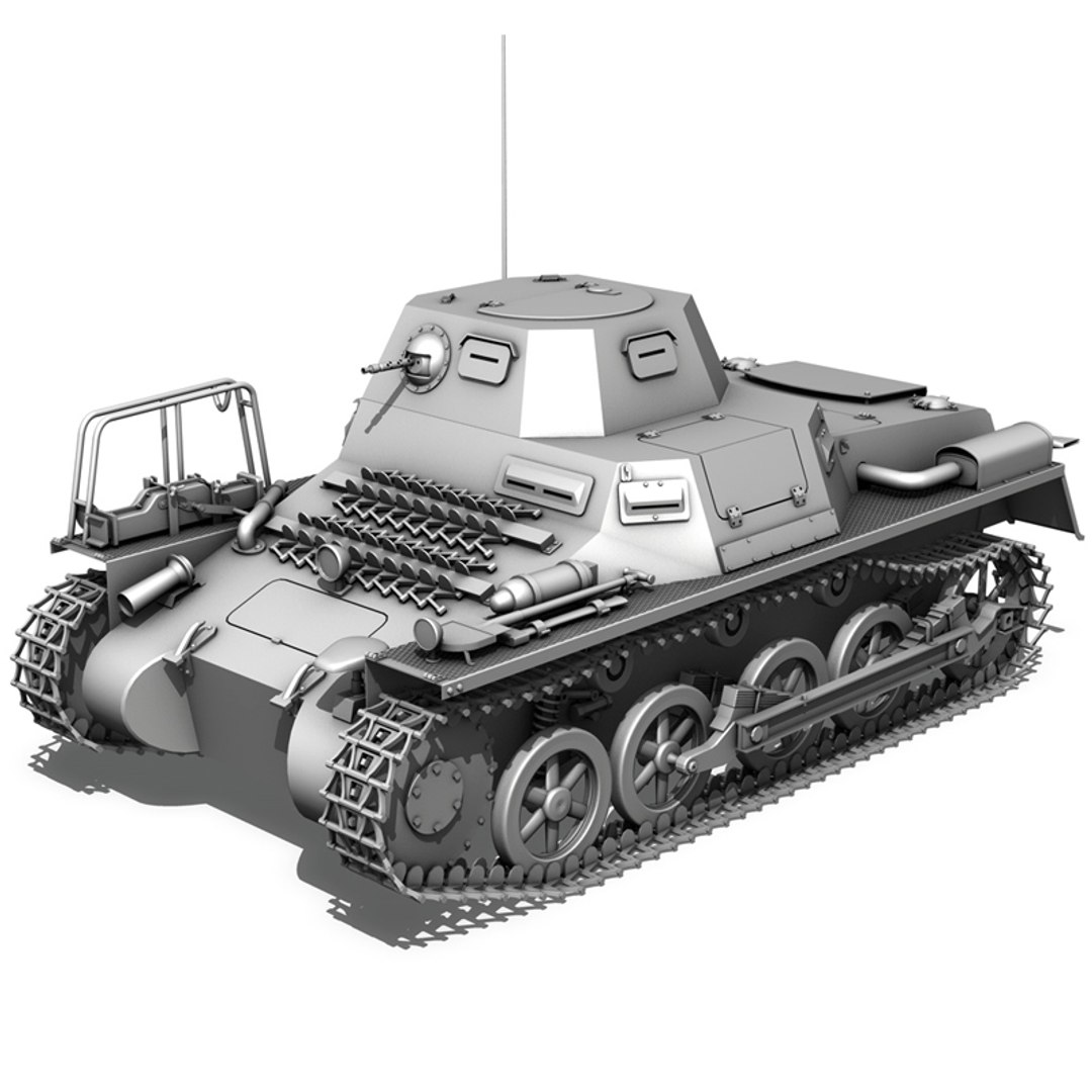 Panzerkampfwagen 1 Panzer - 3d Model