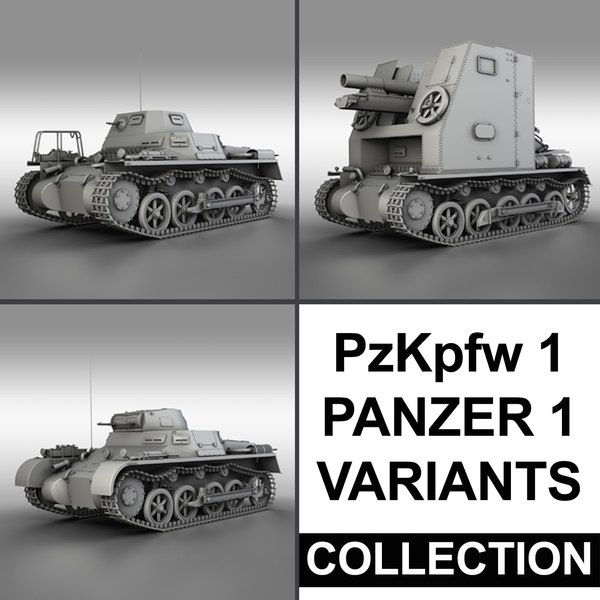 modelo 3d Panzerkampfwagen 1 (Panzer 1) - Colección - TurboSquid 525625