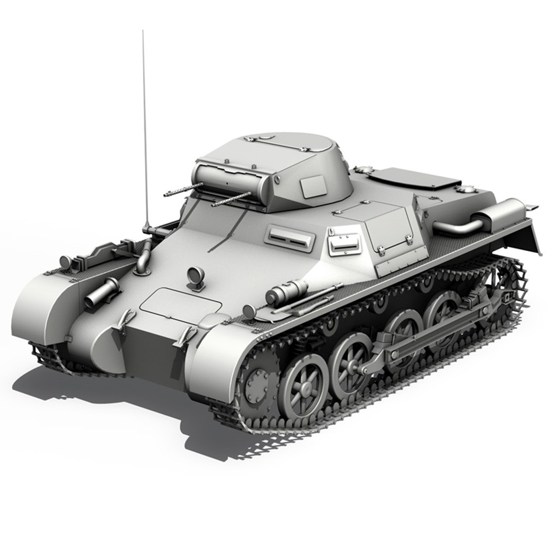 Panzerkampfwagen 1 Panzer - 3d Model