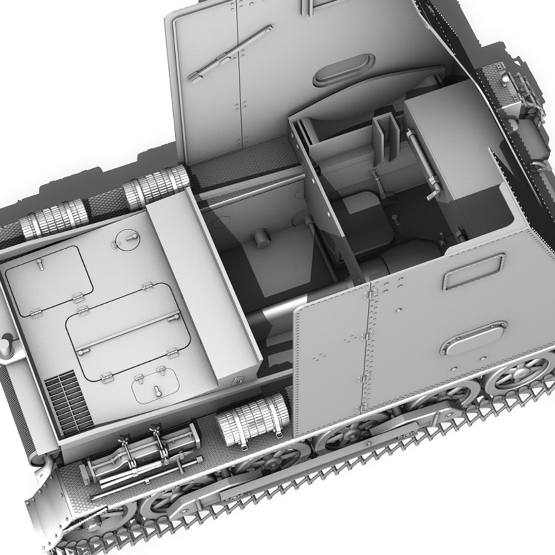 Panzerkampfwagen 1 Panzer - 3d Model