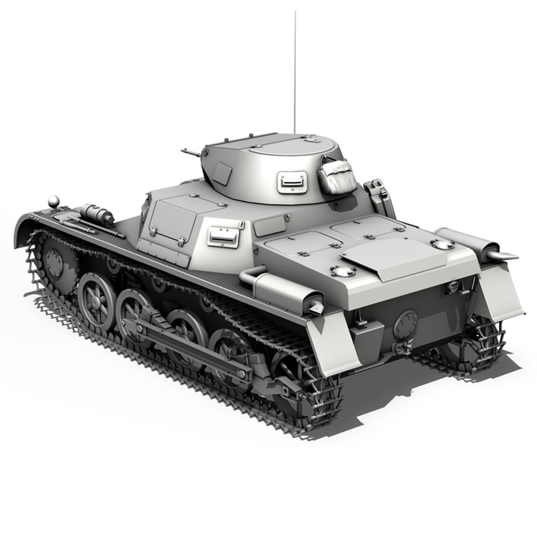 Panzerkampfwagen 1 Panzer - 3d Model