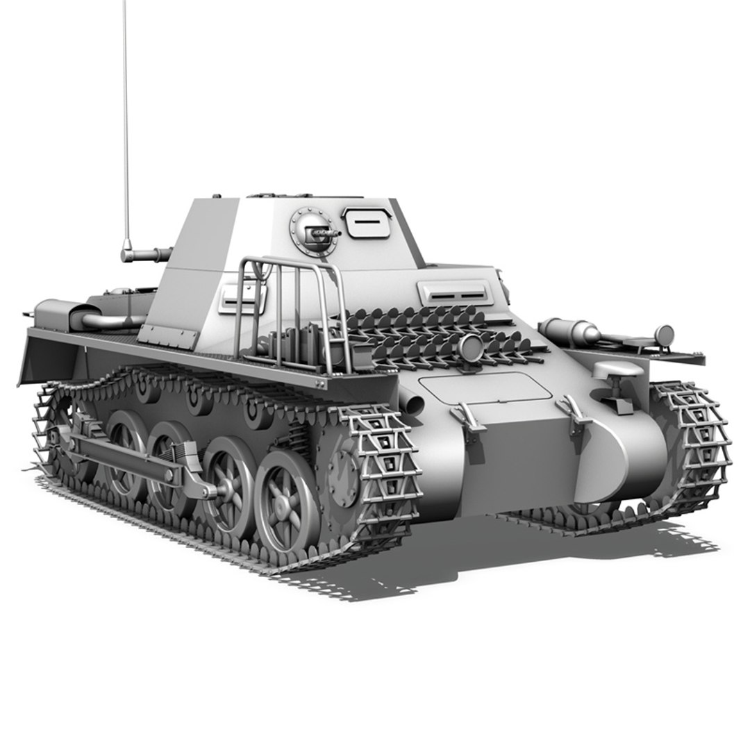 Panzerkampfwagen 1 Panzer - 3d Model