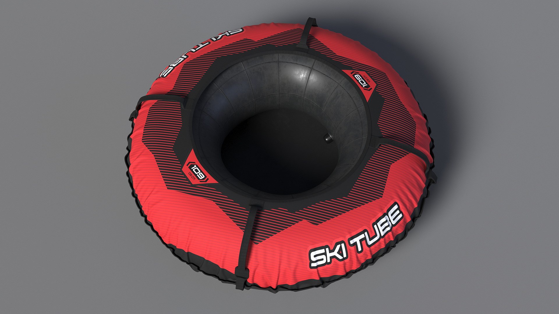 3D Inflatable Snow Tube Red - TurboSquid 2205489
