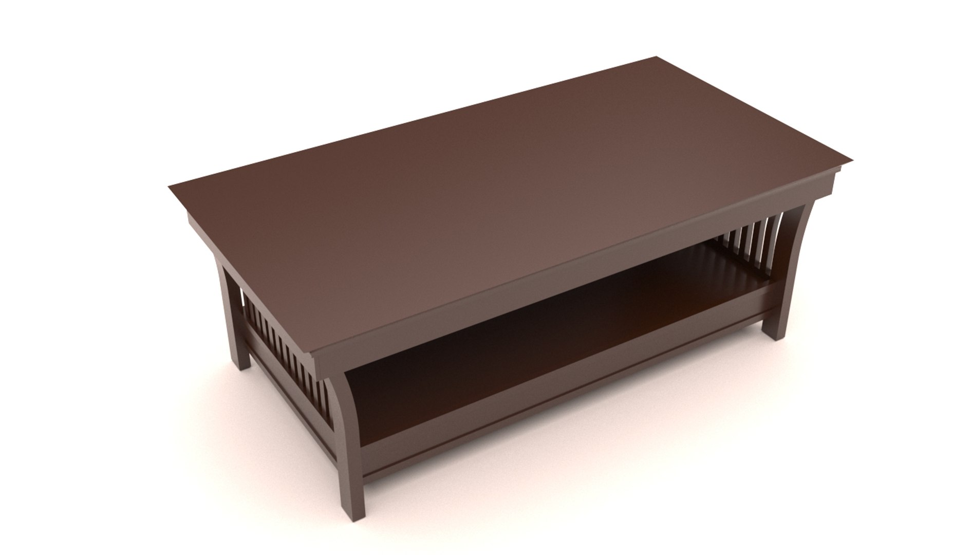 Wooden Teapoy Table Model - TurboSquid 1467094